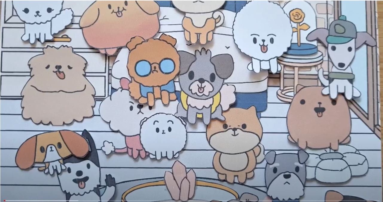 Toca Boca Paper Dolls Dogs Collection/ Toca Boca papercraft / libros ...