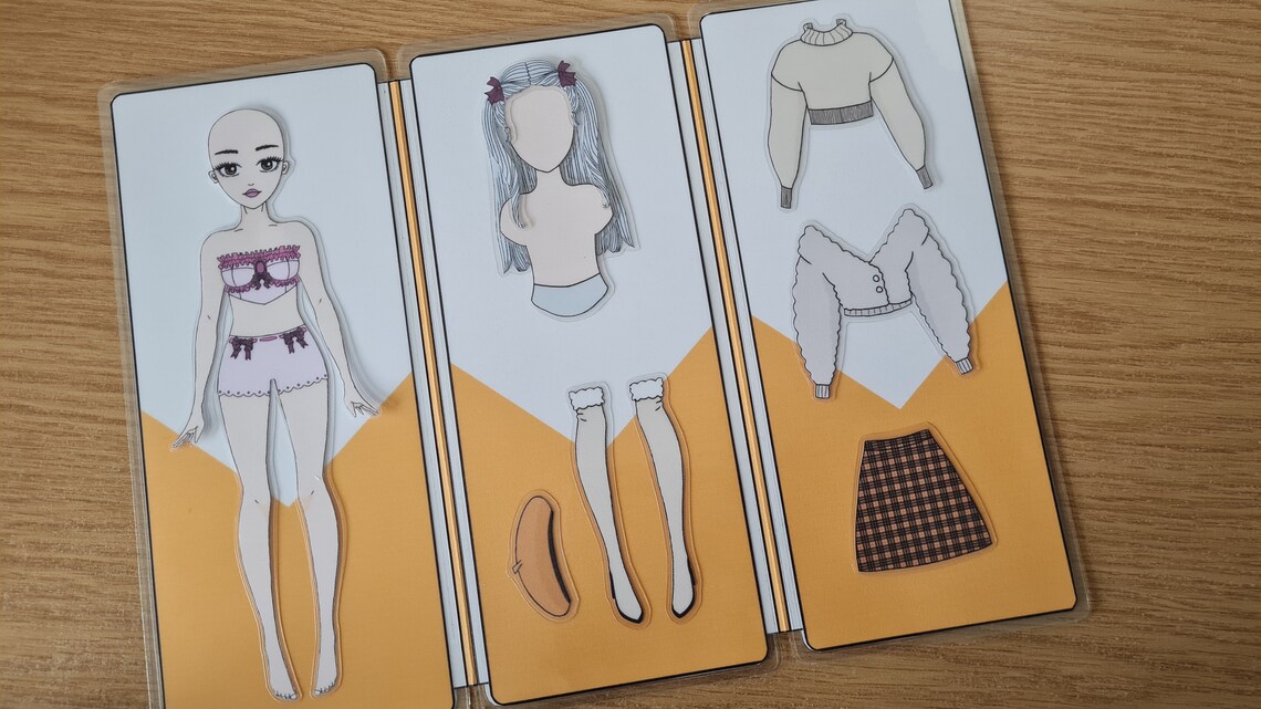 Printables Paper Doll & Clothes / DIY Eastetic Clothes / Printable ...