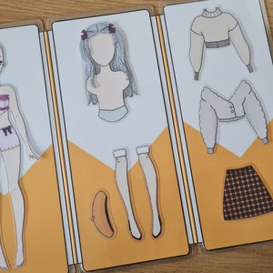 Printables Paper Doll & Clothes / DIY Eastetic Clothes / Printable ...