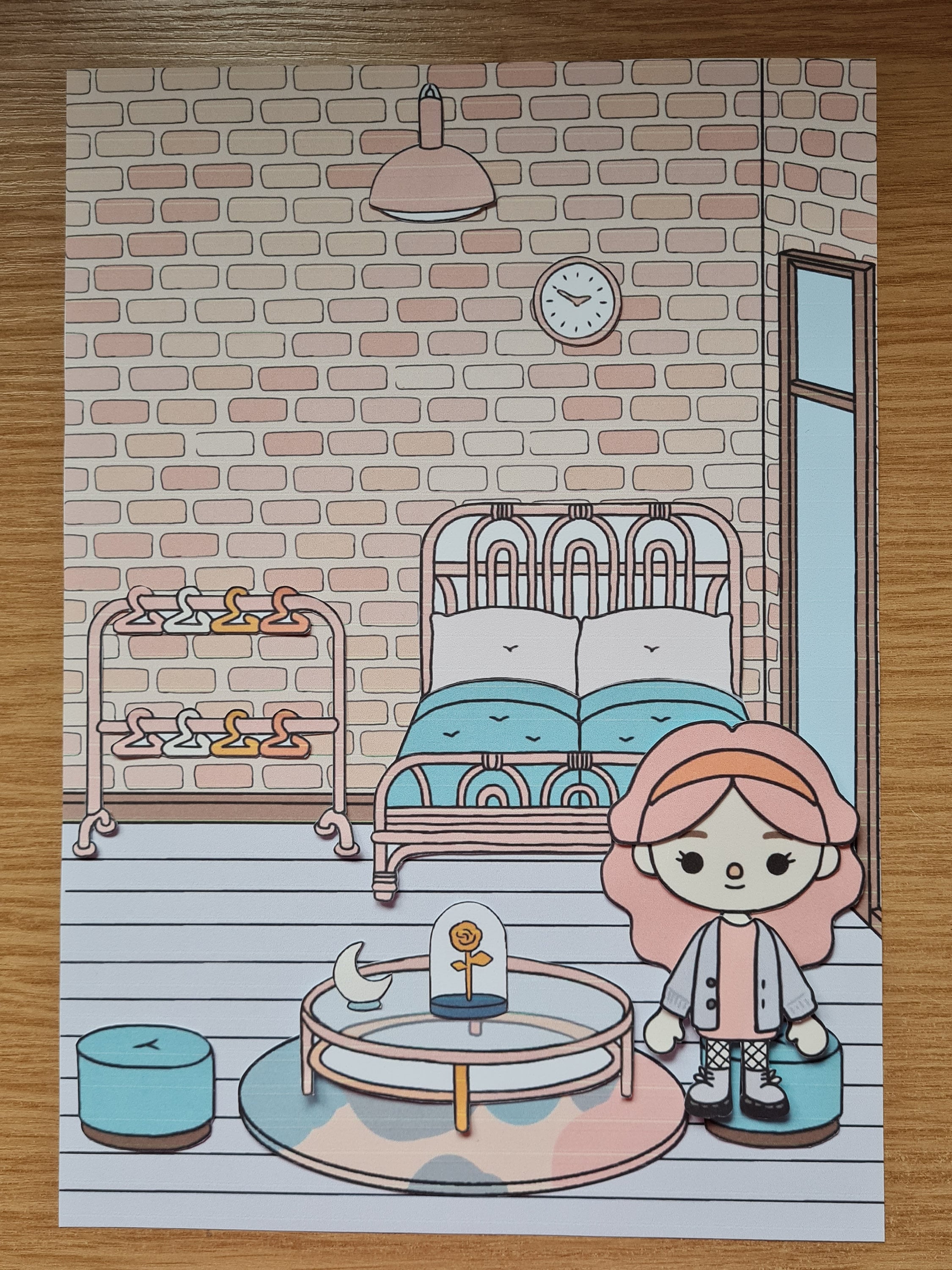Toca Boca Bedroom Papercraft: Printable Quiet Book Pages (PDF) - Etsy