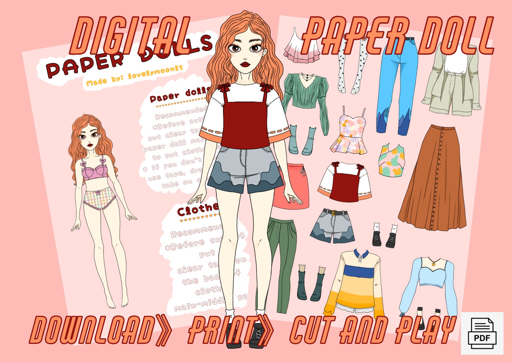 Printable Paper Doll Dress up Printable Activities for Kids Paper ...