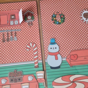 Printable Toca Boca Christmas House / Toca Boca Papercraft / Quiet Book ...