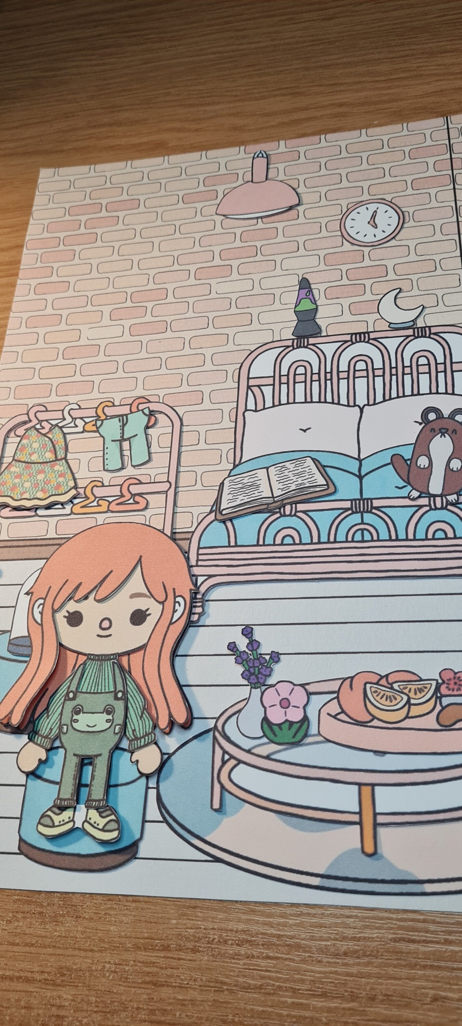 Toca Boca bedroom / Toca Boca papercraft / quiet book pages / Printable ...