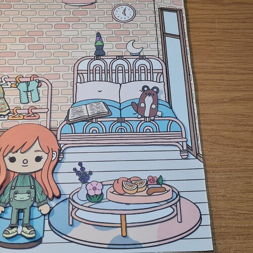 Printable Toca Boca House / Toca Boca Papercraft / Quiet Book - Etsy ...