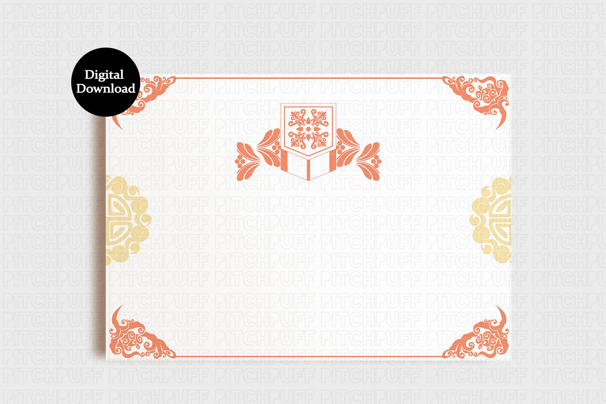 Korea Traditional Pattern Background Signs | Planner Sticker Digital ...