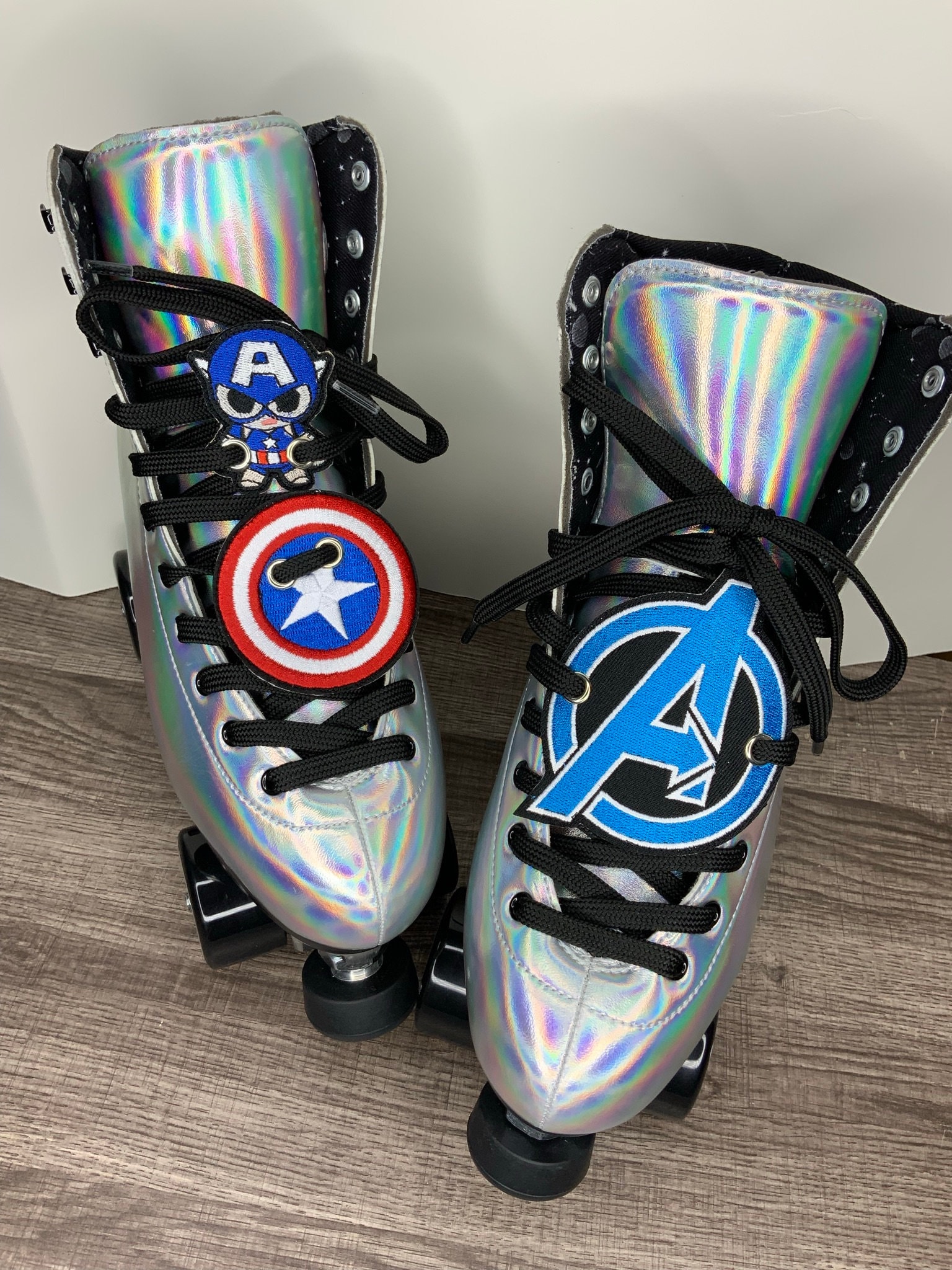 Superhero Roller Skate Lace Charms Roller Skate Accessories - Etsy