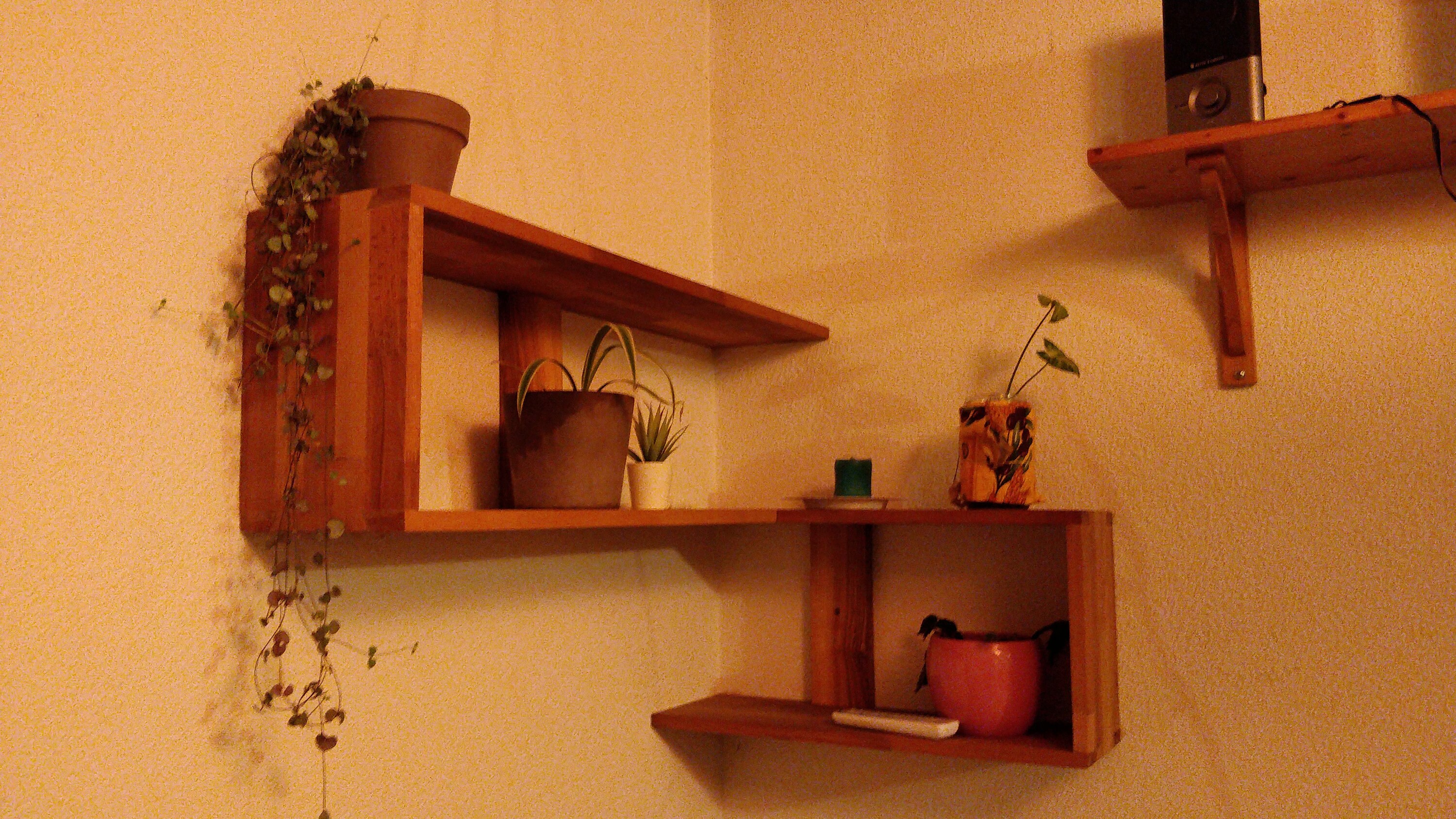 SIGMA Wood Angle Shelf - Etsy