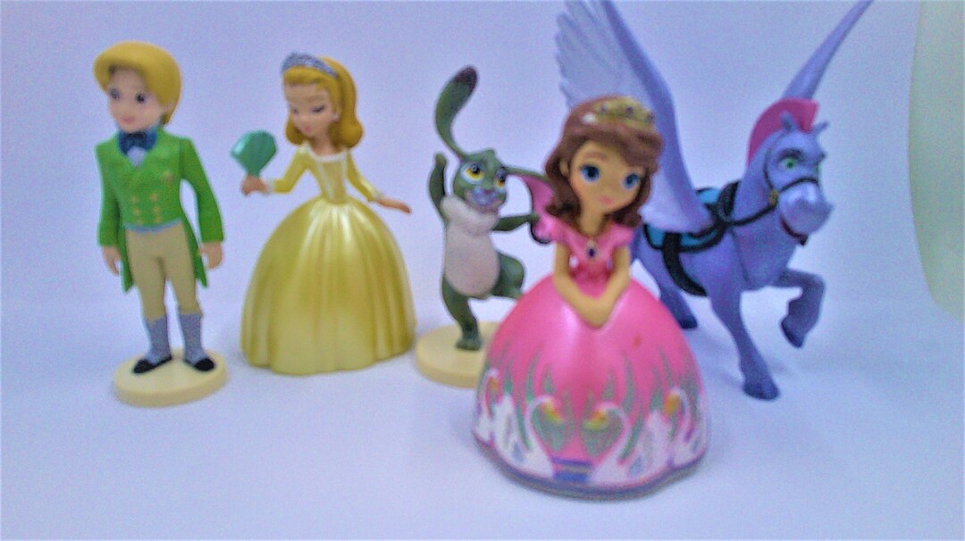 Ready to Ship Sofia Themed Cake Topper, Birthday Party Cake Topper Set ...