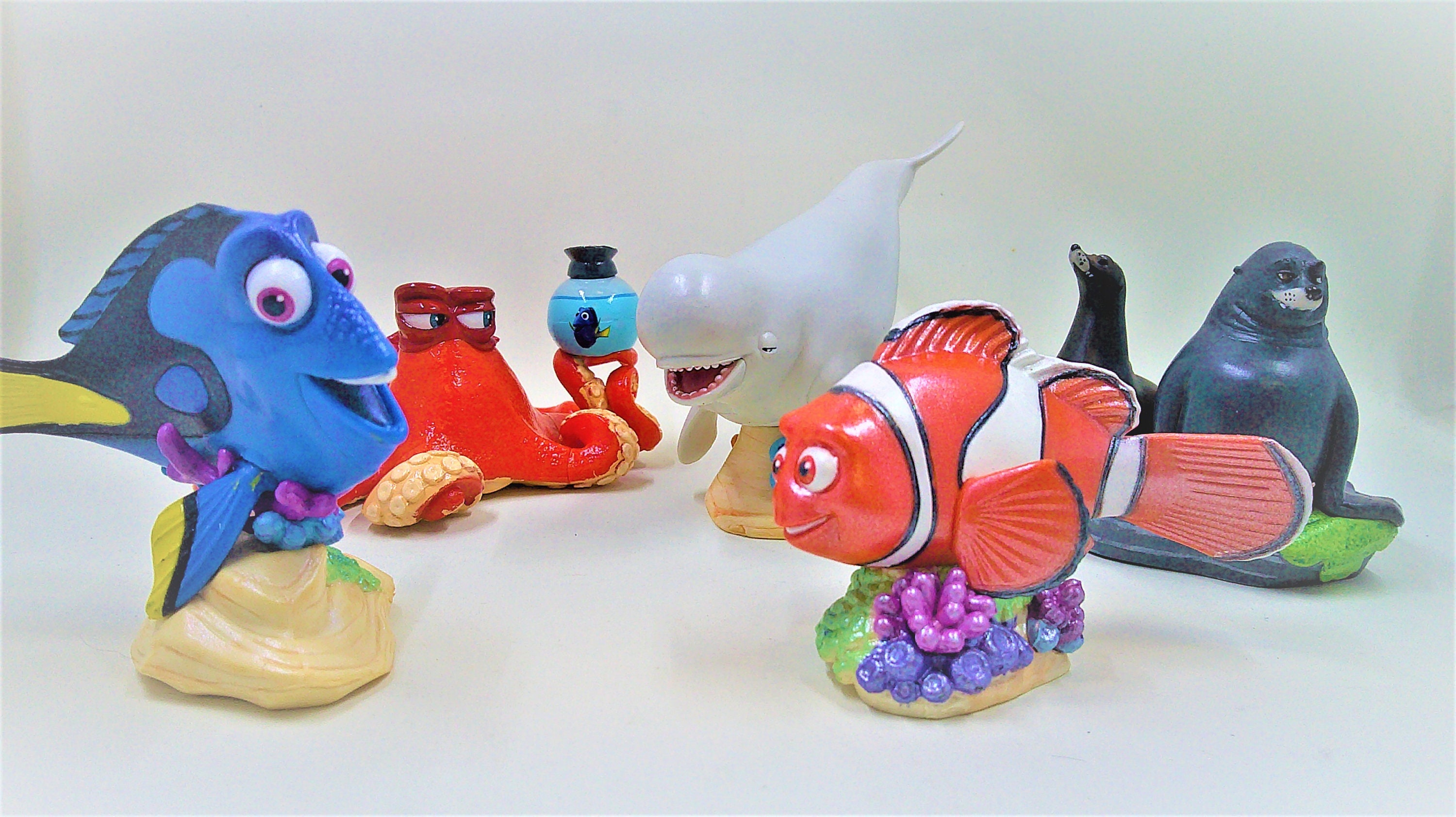 Ready to Ship Finding Nemo Cake Topper Set Finding Nemo - Etsy