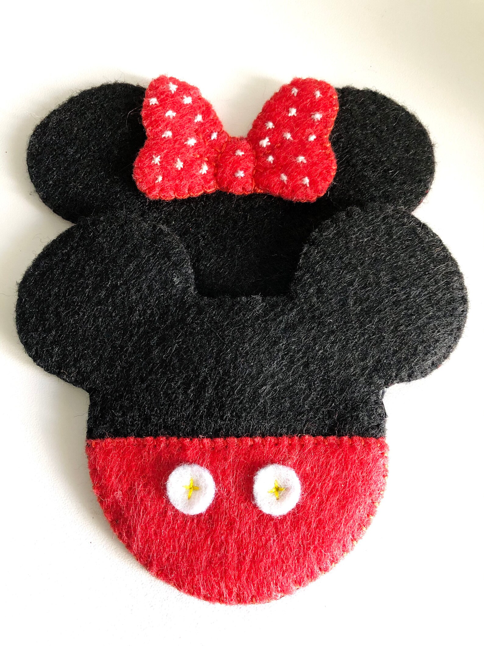 Mickey and Minnie Mouse Felt Coasters Disney Wall Decor - Etsy