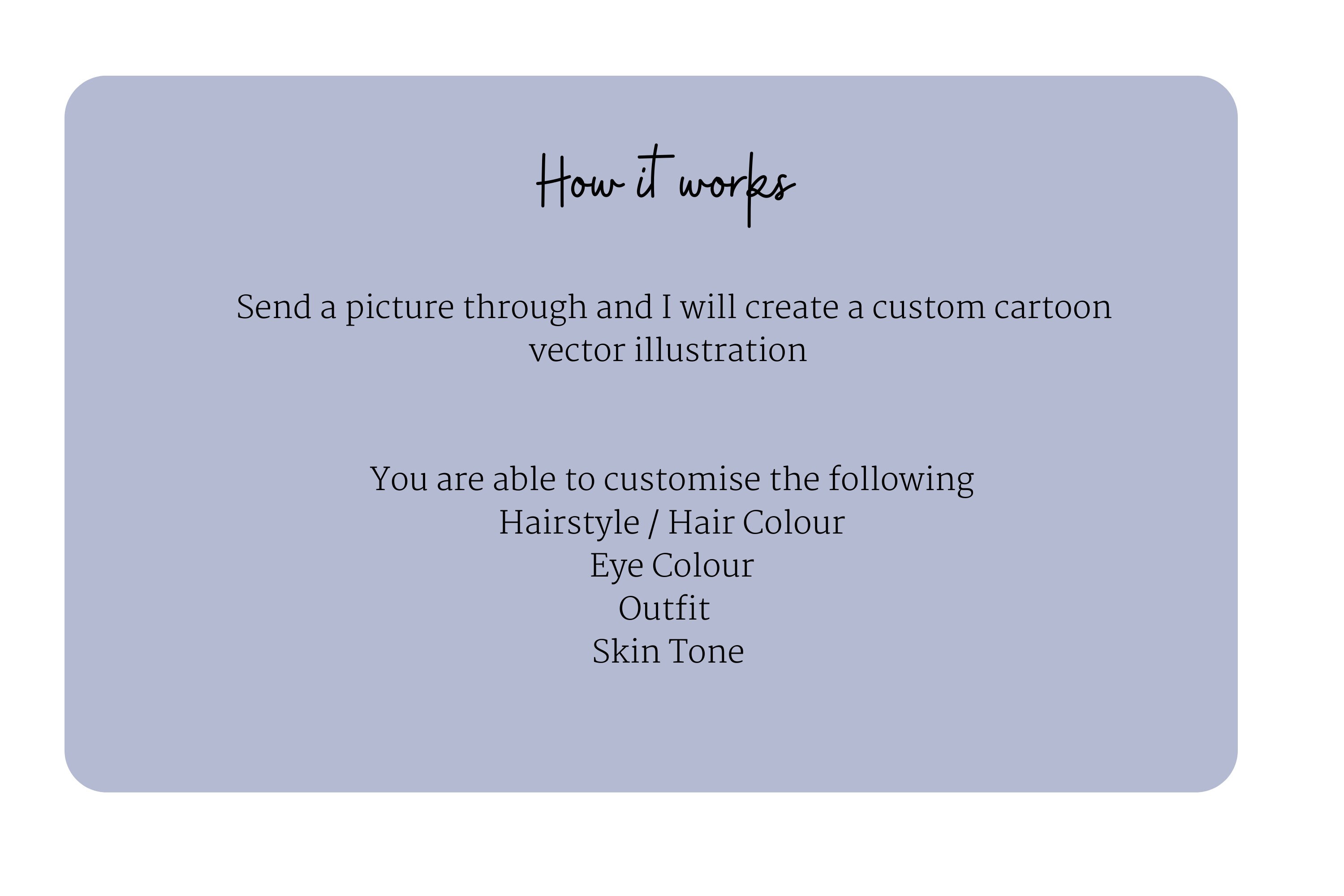 Custom Cartoon Vector Illustration Social Media Avatar Personalised ...