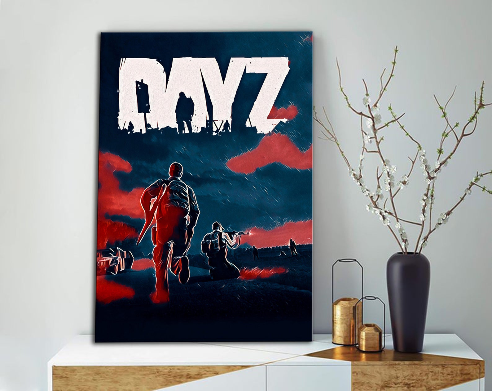 DayZ Retro Gaming Poster Print Game Room Wall Art Decor | Etsy