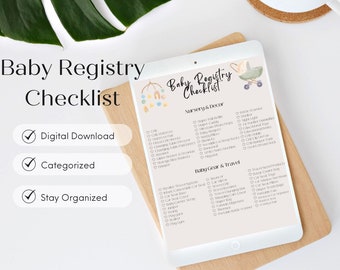 Wedding Registry Checklist - Etsy
