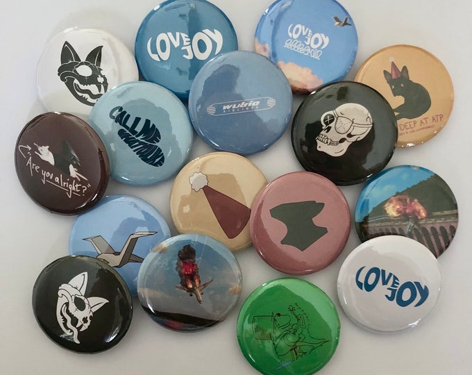 Lovejoy Badges - Set of 3+ - Etsy