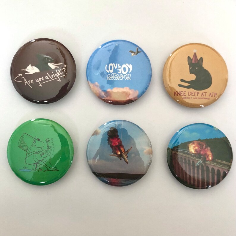 Lovejoy Album Cover Badge Set of 6 - Etsy