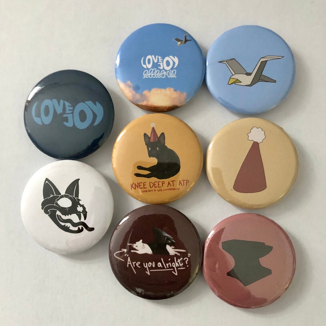 Lovejoy Badges Set of 3 - Etsy