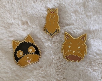 Yorkshire Terrier - Dog Enamel Pin - Etsy