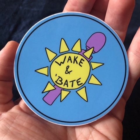 Decals & Skins Electronics & Accessories Laptop Wake & 'Bate sticker ...