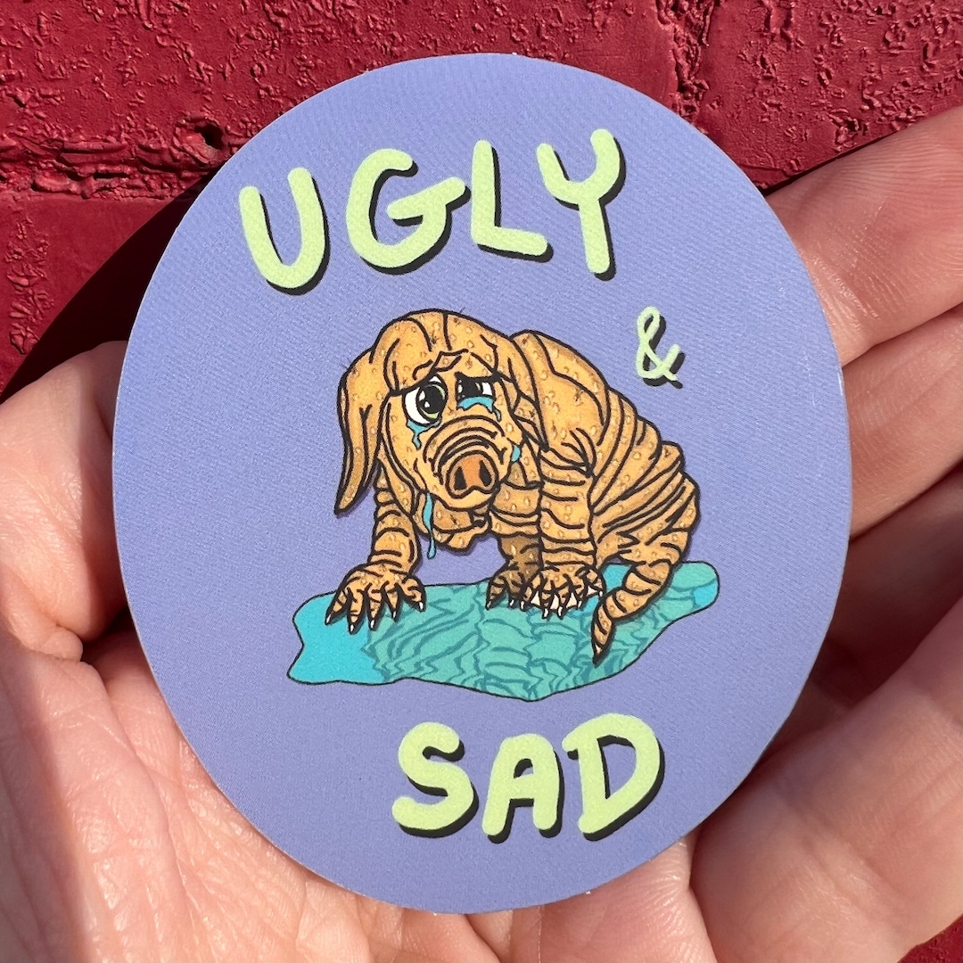Squonk-ugly and Sad Sticker - Etsy Australia