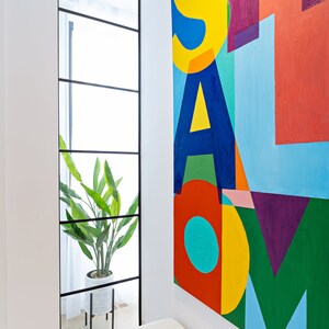 Shalom Art - Acrylic Paint on Canvas, Jewish Art, Shalom Painting. - Etsy
