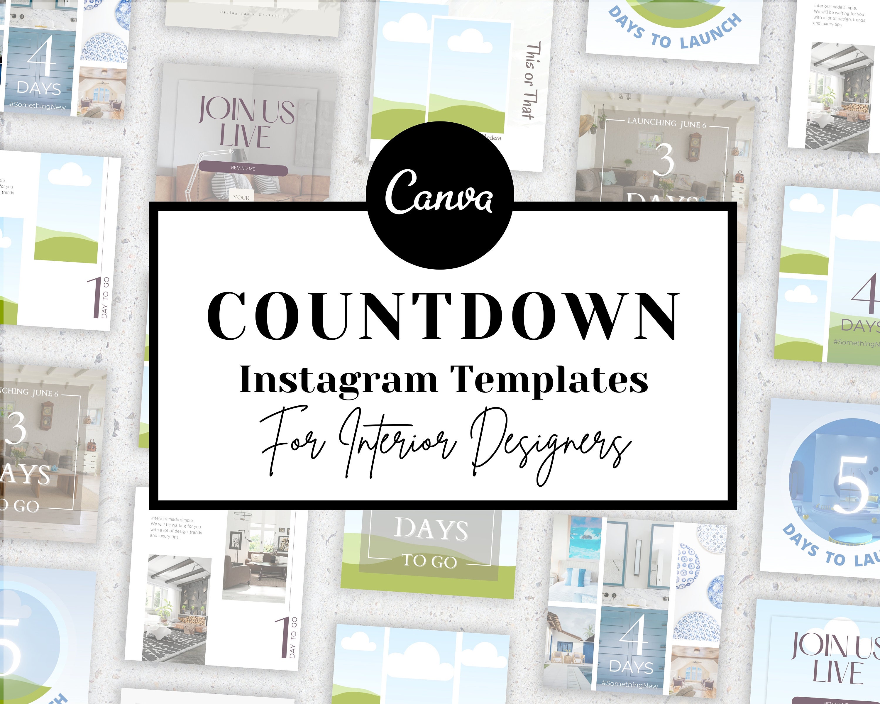 Paper Home Decor Marketing Countdown Story Template For Interior ...