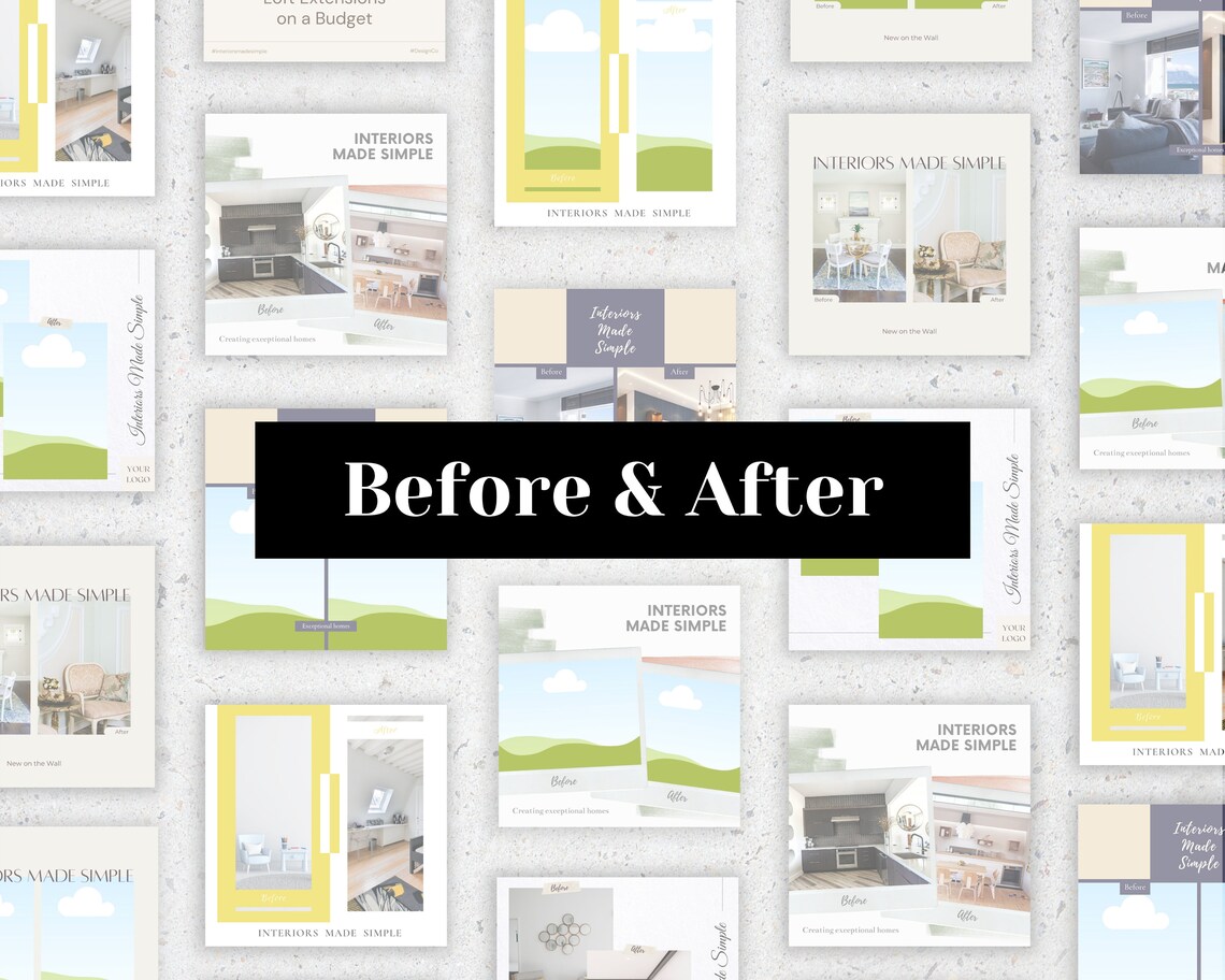 Ultimate Interior Design Content Pack for Instagram Home Decor ...