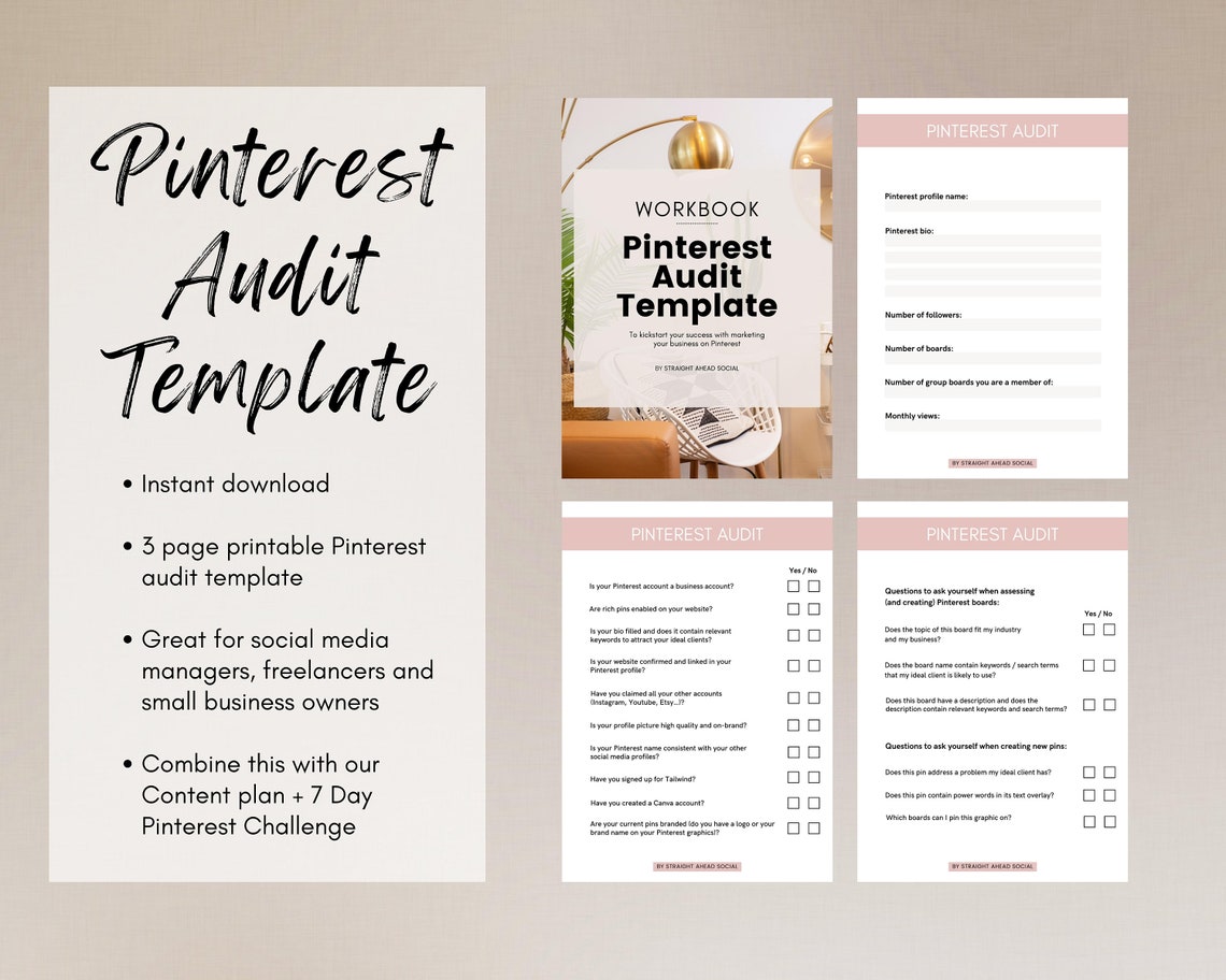 Pinterest Strategy Bundle | Pinterest Content Plan | Pinterest Audit ...