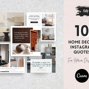 Home Decor Instagram Quotes | Interior Design Posts | Social Media ...