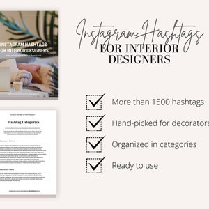 Interior Design Hashtags | Home Decor Instagram Marketing | Social ...
