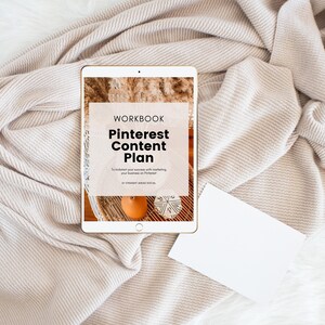 Pinterest Content Plan Template Printable Pinterest Workbook Pinterest ...