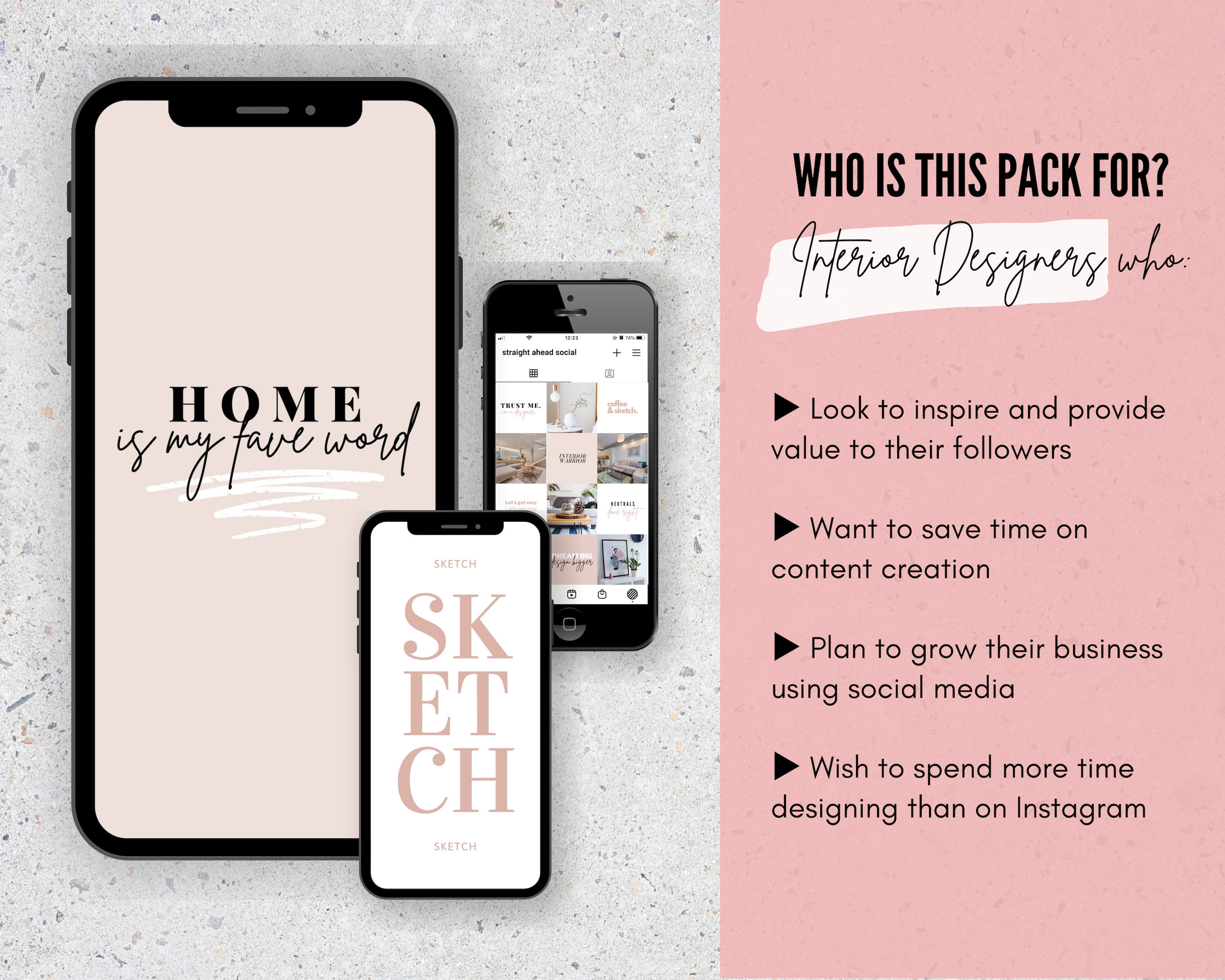 Interior Design Instagram Posts Bundle | Home Decor Posts | Realtor ...