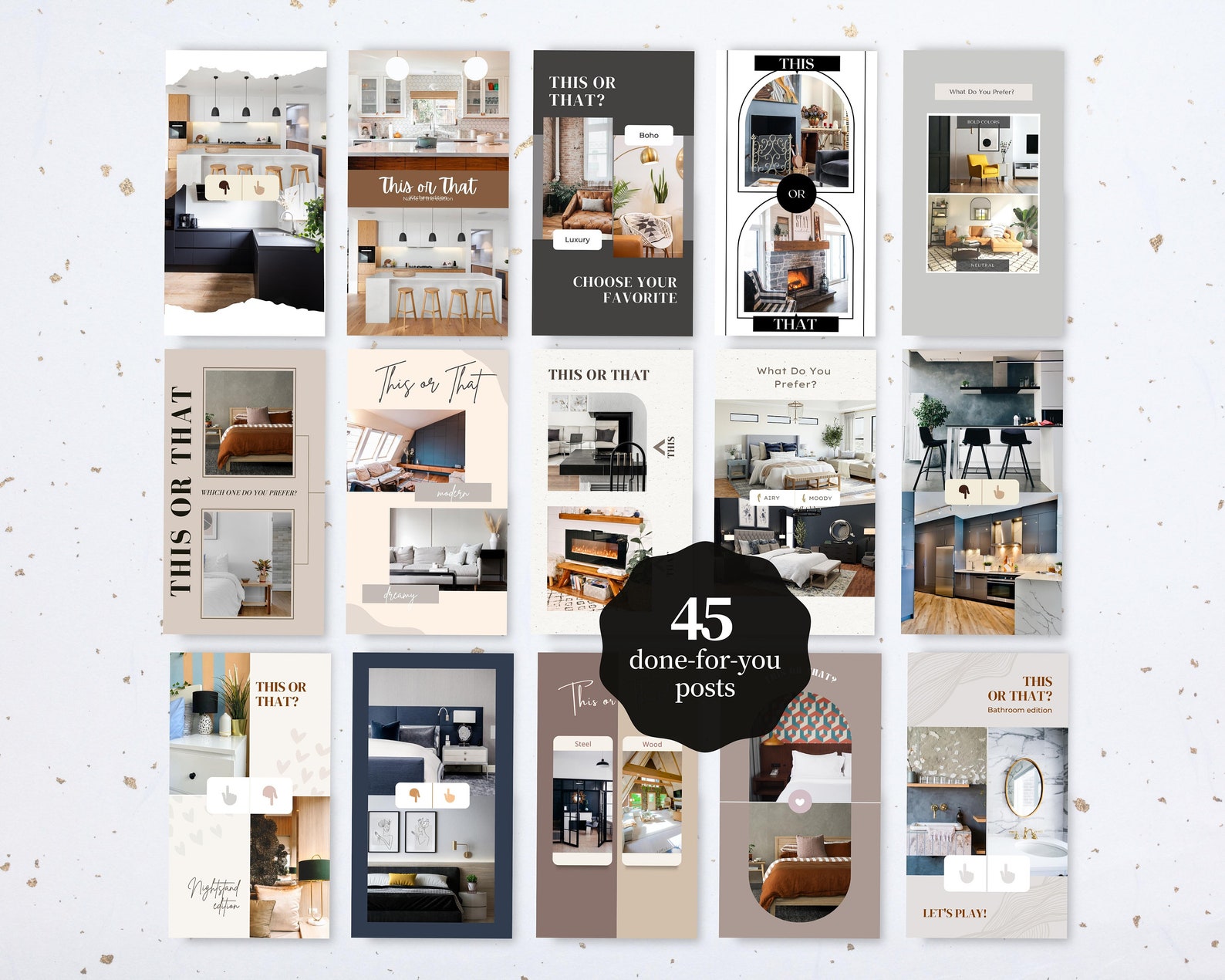 Interior Design This or That Posts Volume 2 | Home Decor Marketing ...