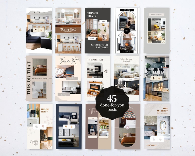 Interior Design This or That Posts Volume 2 | Home Decor Marketing ...