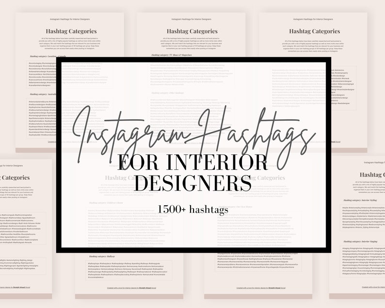 Interior Design Hashtags | Home Decor Instagram Marketing | Social ...