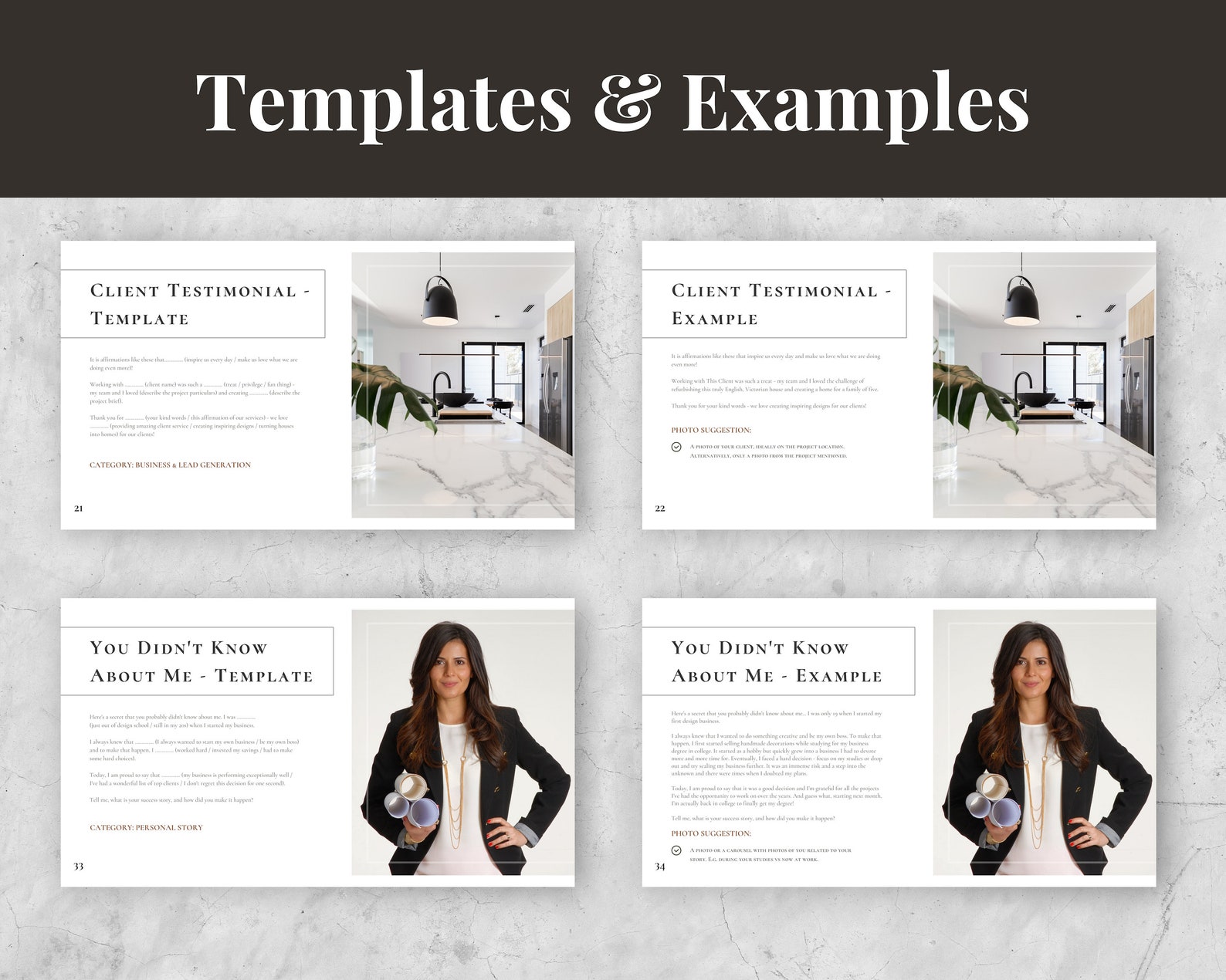 3 Month Interior Design Caption Template - Volume 1 | Social Media ...
