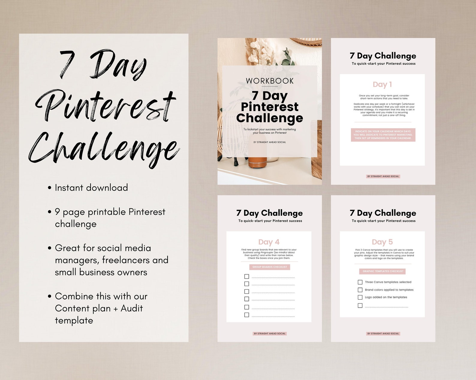 Pinterest Strategy Bundle | Pinterest Content Plan | Pinterest Audit ...