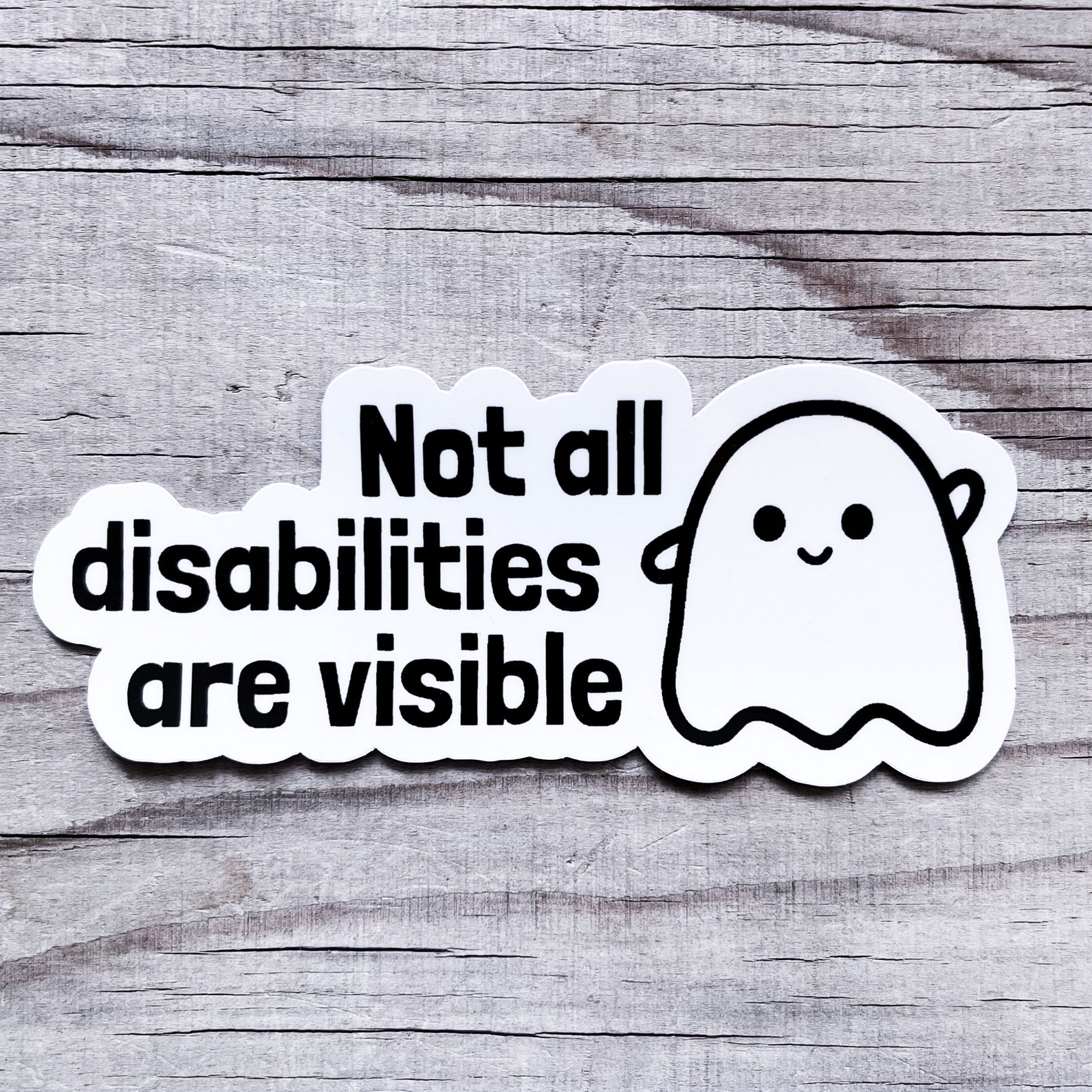 Not All Disabilities Are Visible Sticker Vinyl Car Decal Disabled ...