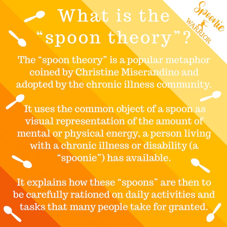 Fibromyalgia Spoonie Warrior Awareness Spoon Sticker Chronic Pain ...