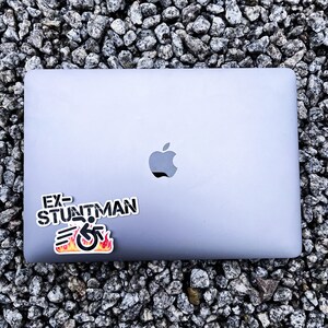 Ex Stuntman Wheelchair Fun Sticker Vinyl Car Decal Disabled Chronic ...