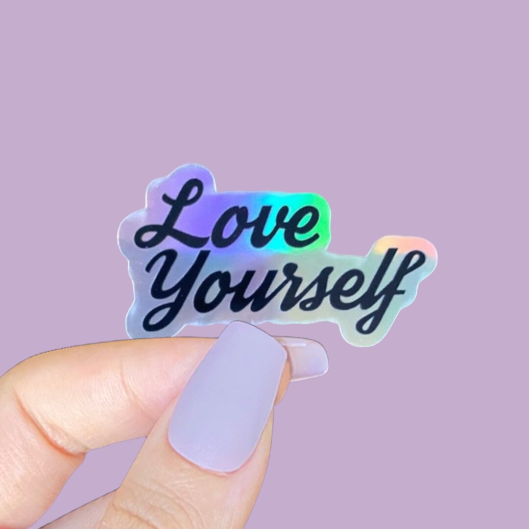 Love Yourself Sticker, Bullet Journal Sticker, Planner Vinyl, Cute ...
