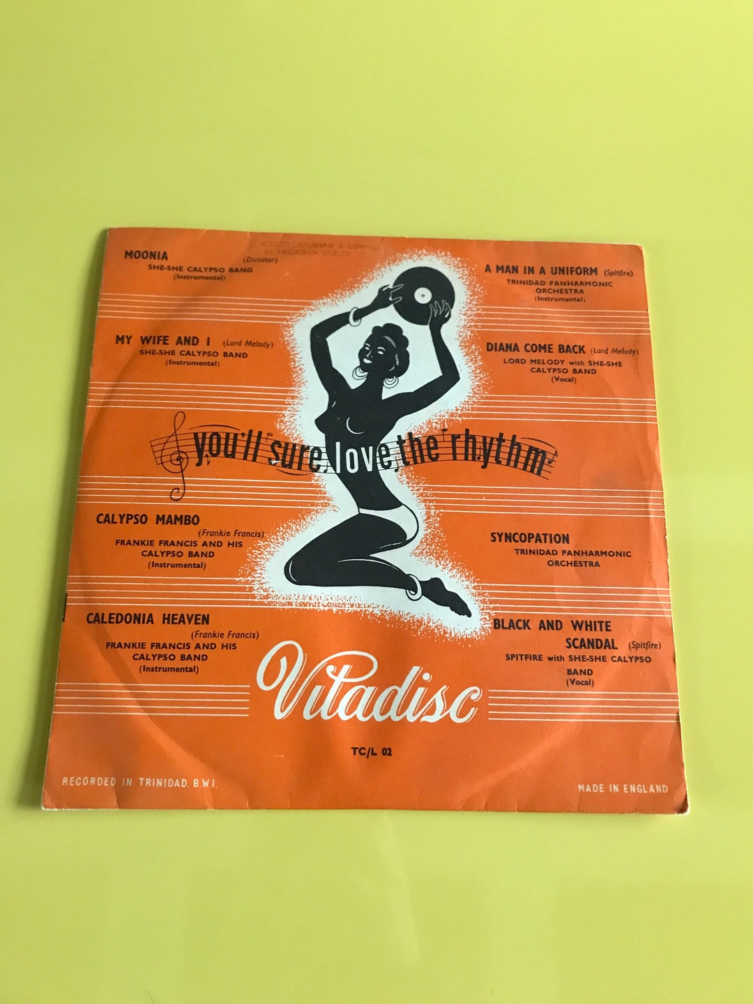 Vintage Calypso & Steel-band LP by Various Artists Record Album You'll ...