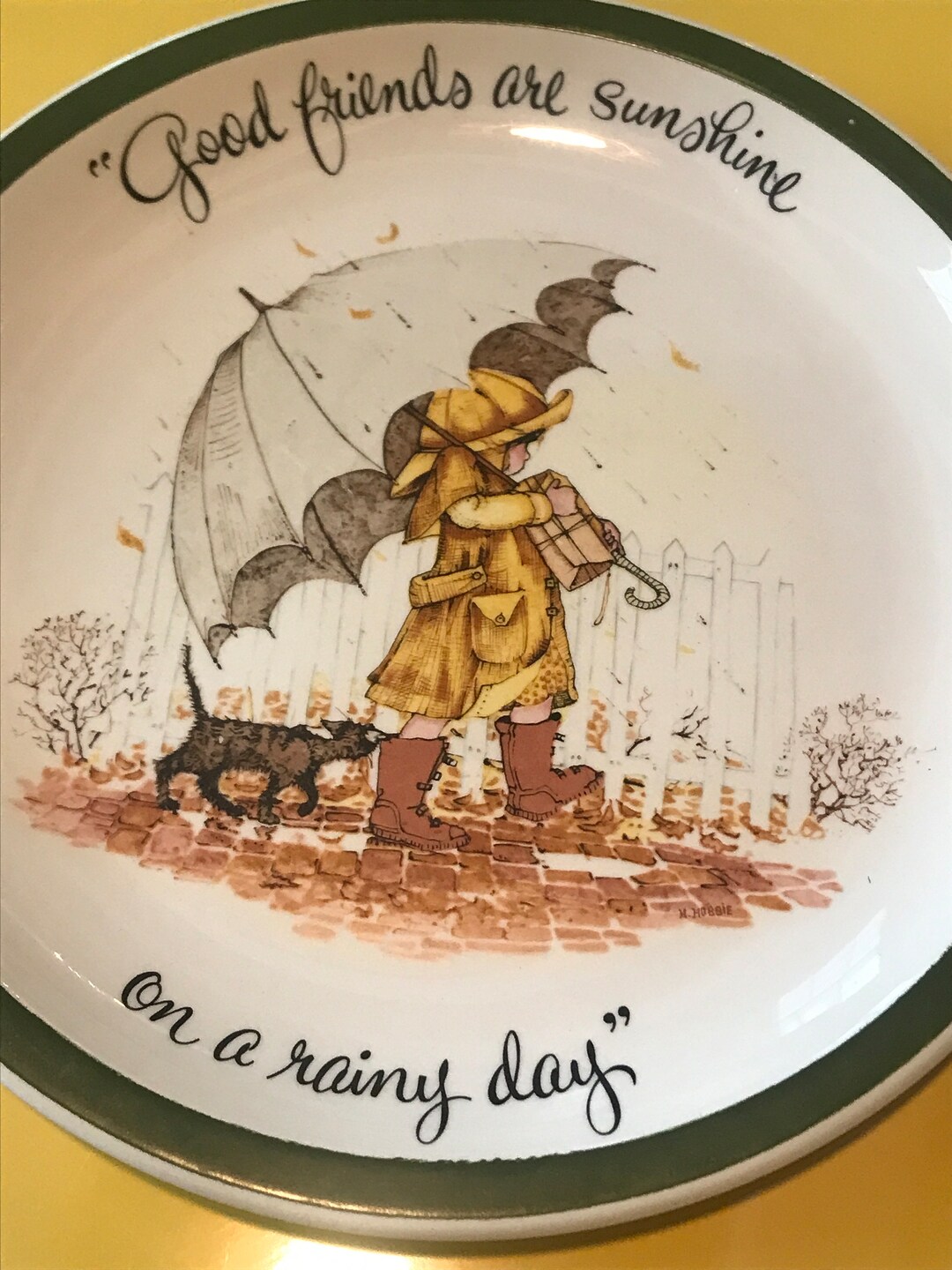 Holly Hobbie Vintage Friendship Plates 3 to Choose From: good Friends ...