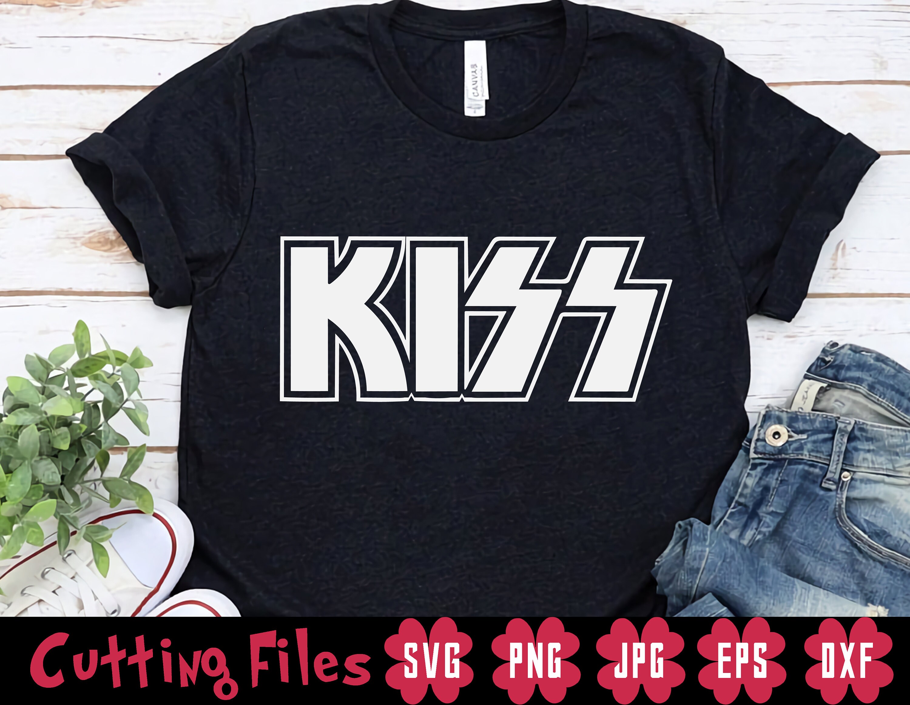 Kiss Svg Deuce Svg Maxi Single Promo Clear Record Japan Ace | Etsy