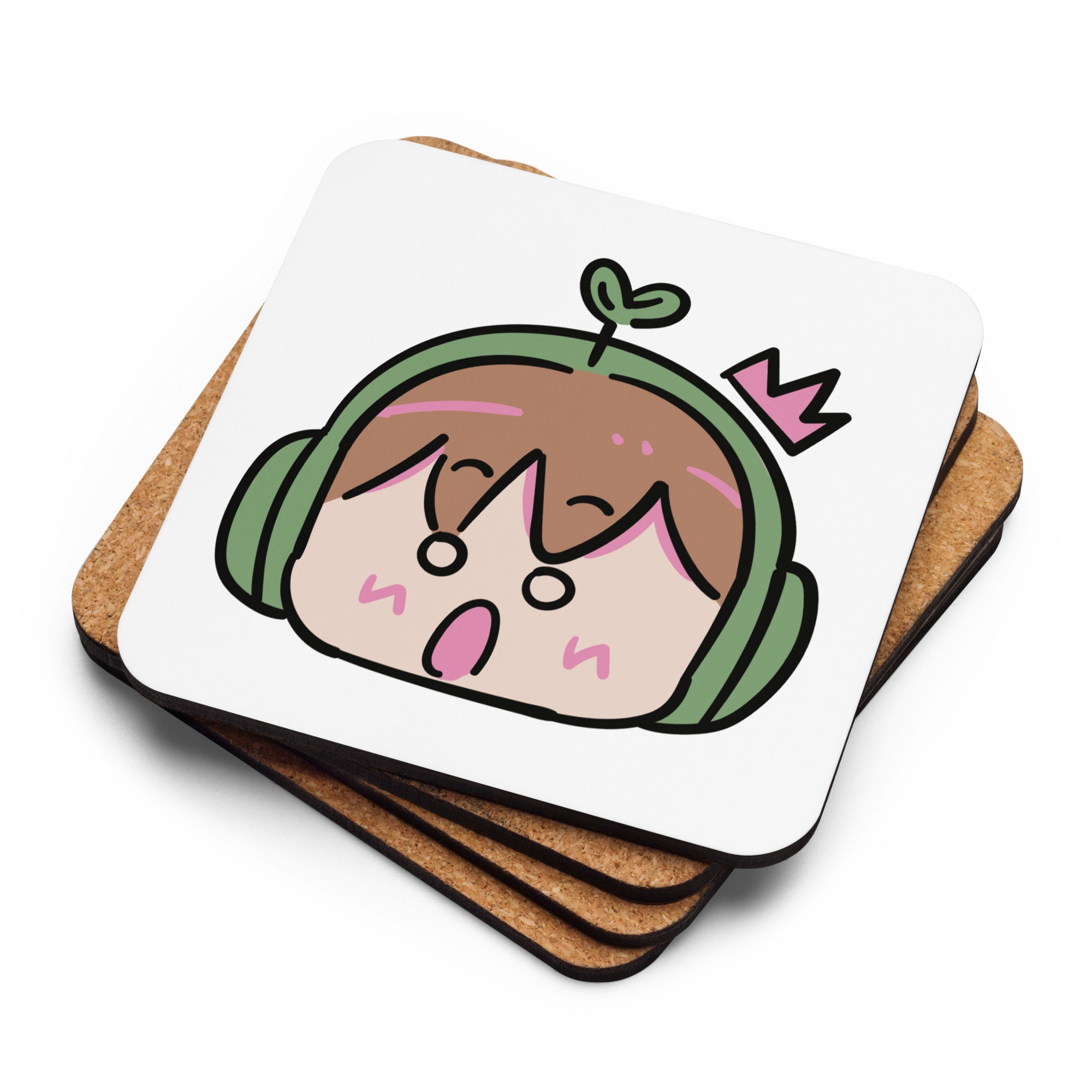 Cartoon Character Cork Coaster: Nature Lover Gift - Etsy