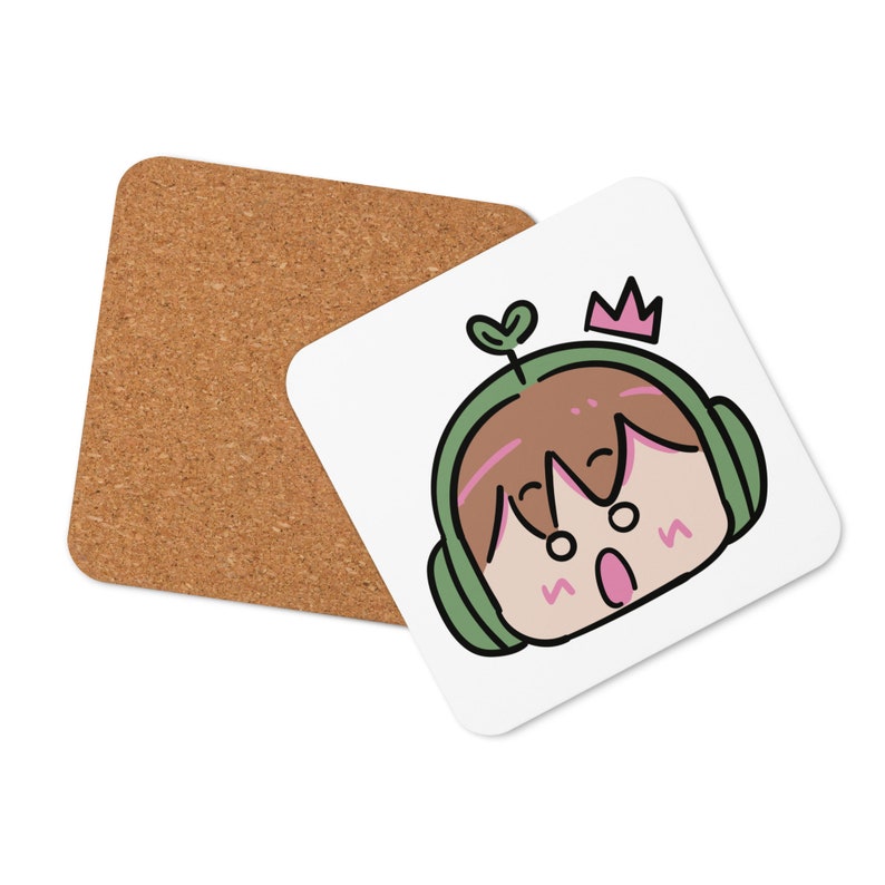 Cartoon Character Cork Coaster: Nature Lover Gift - Etsy