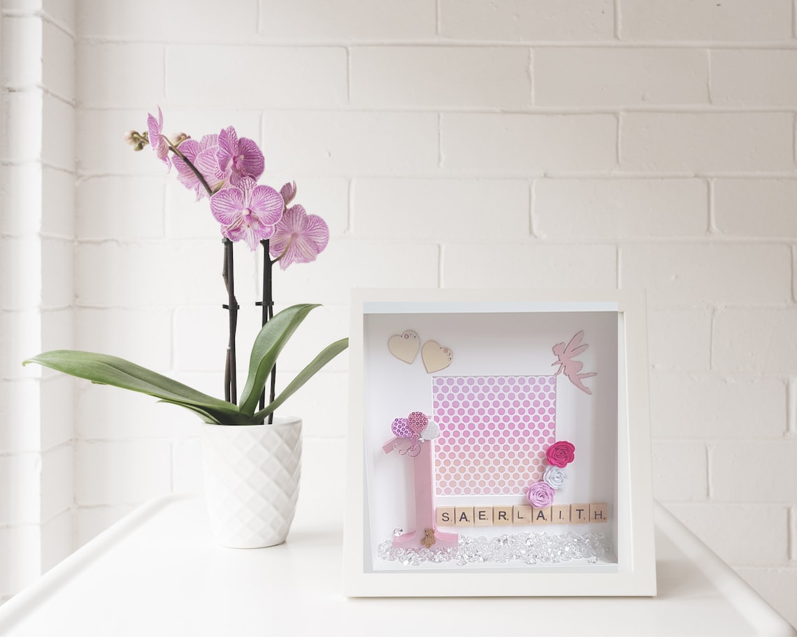 Personalised Birthday Box Frame 1st Birthday Gift | Etsy