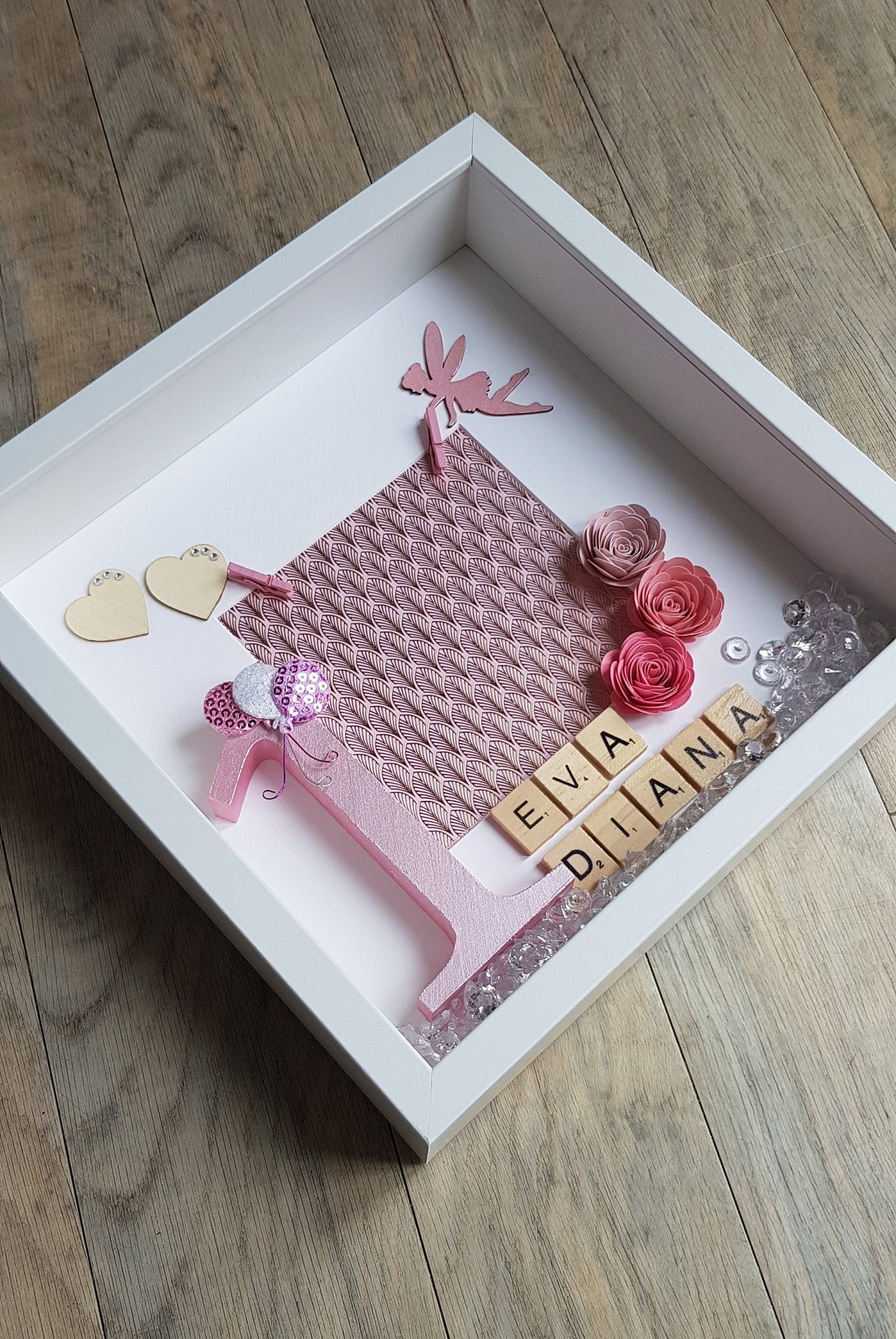 Personalised Birthday Box Frame 1st Birthday Gift | Etsy