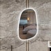 Led Lighted Irregular Mirror, Bathroom Mirror With Led Lights ...