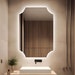 Decorative Mirror With Led Lights, Led Lighted Modern Mirror ...