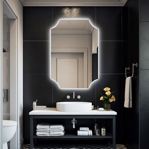 Decorative Mirror With Led Lights, Led Lighted Modern Mirror ...